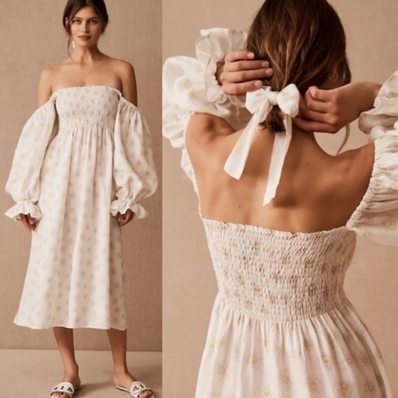 Sleeper | Dresses | Sleeper Atlanta Dress In Daisy Floral | Poshmark